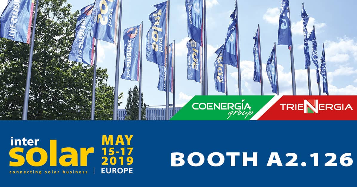 Intersolar 2019 Trienergia At Booth A2 126 Trienergia